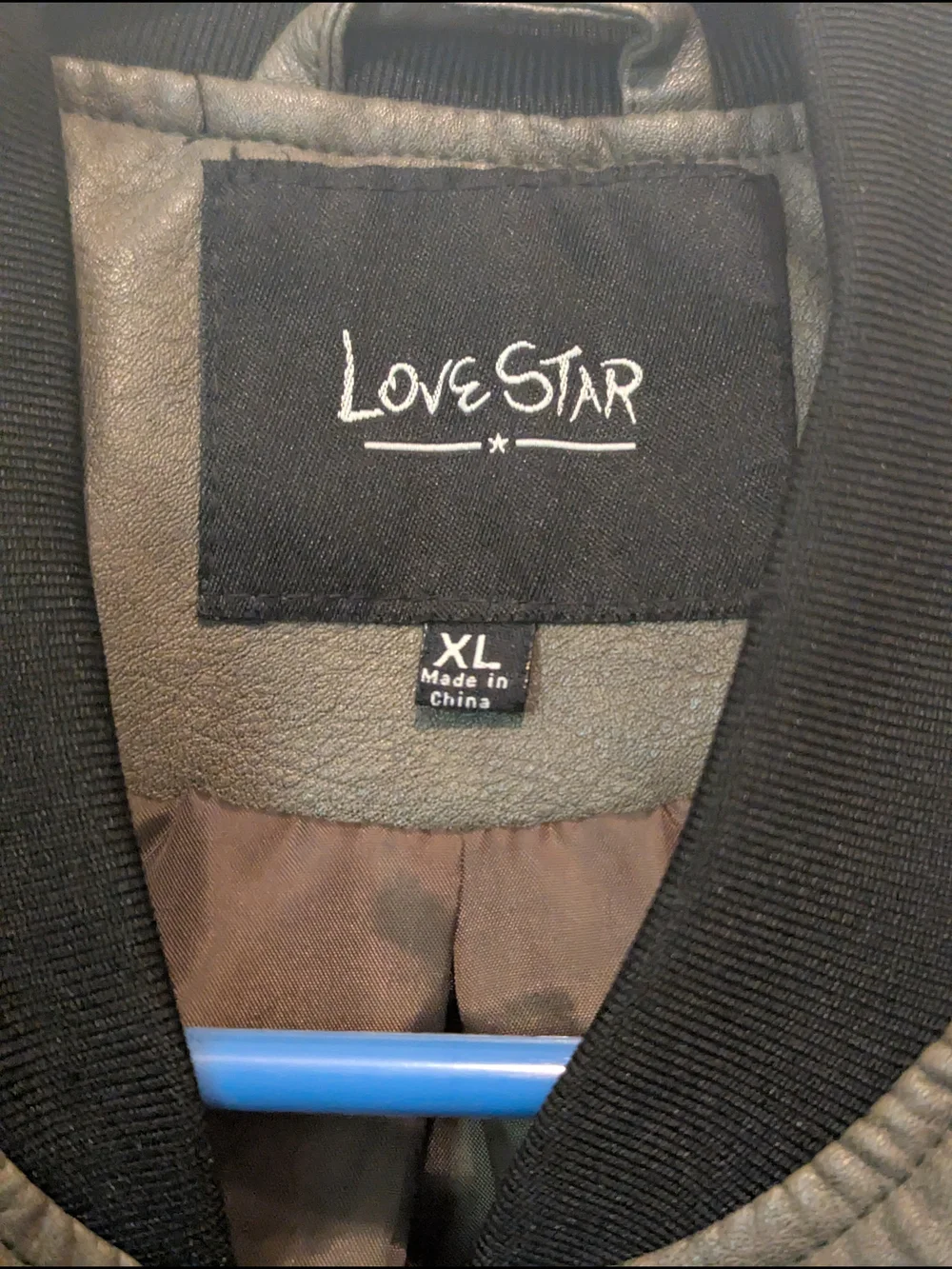 LoveStar | Jackets & Coats | Love Star Cropped Bomber Jacket In Slate ...